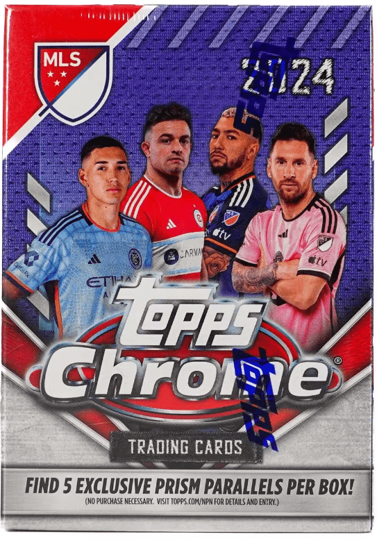 2024 Topps MLS Chrome Blaster Box (7 Packs per Box, 4 Cards per Pack ...