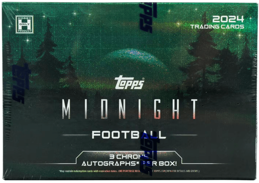 2024 Topps Midnight Football Hobby Box (1 Pack Per Box, 7 Cards Per Pa ...