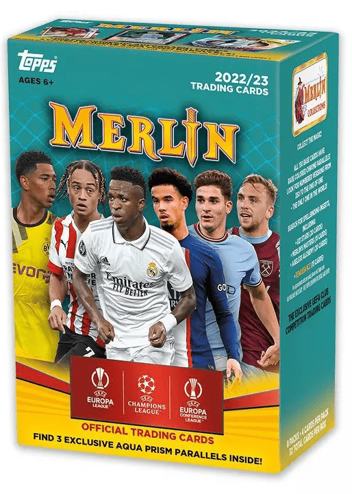 2022-23 Topps Merlin Soccer Blaster Box (4 Cards Per Pack, 8 Packs Per ...
