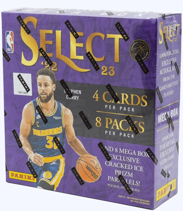 2022-23 Select Basketball Mega Box (Cracked Ice Prizms) (8 Packs Per B ...