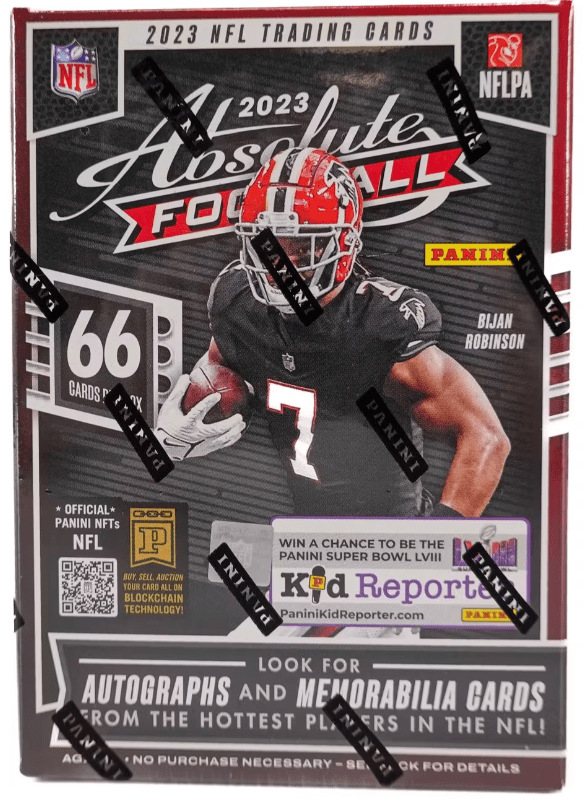 2023 Absolute Football Blaster Box (6 Packs per Box, 11 Cards per Pack ...