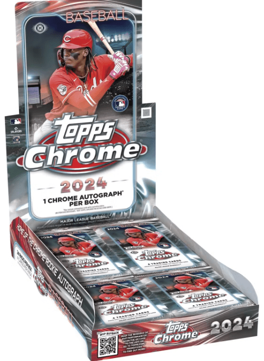2024 Topps Chrome Hobby Box (24 Packs Per Box, 4 Cards Per Pack) – The ...