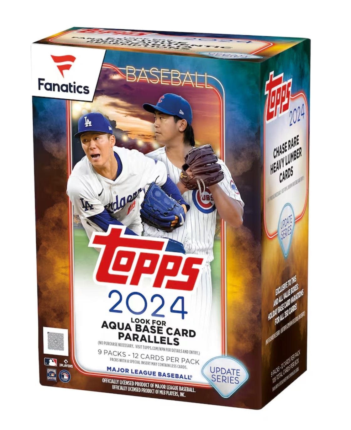 2024 Topps Update Series Fanatics Blaster Box (9 Packs Per Box, 12 Car ...