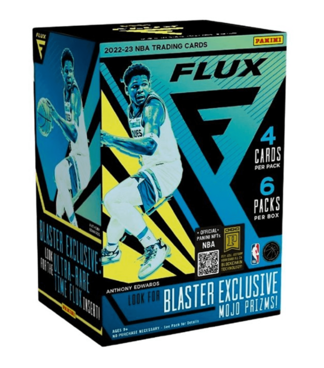 2022-23 Panini Flux Basketball Blaster Box (6 Packs, 4 Cards Per pack ...