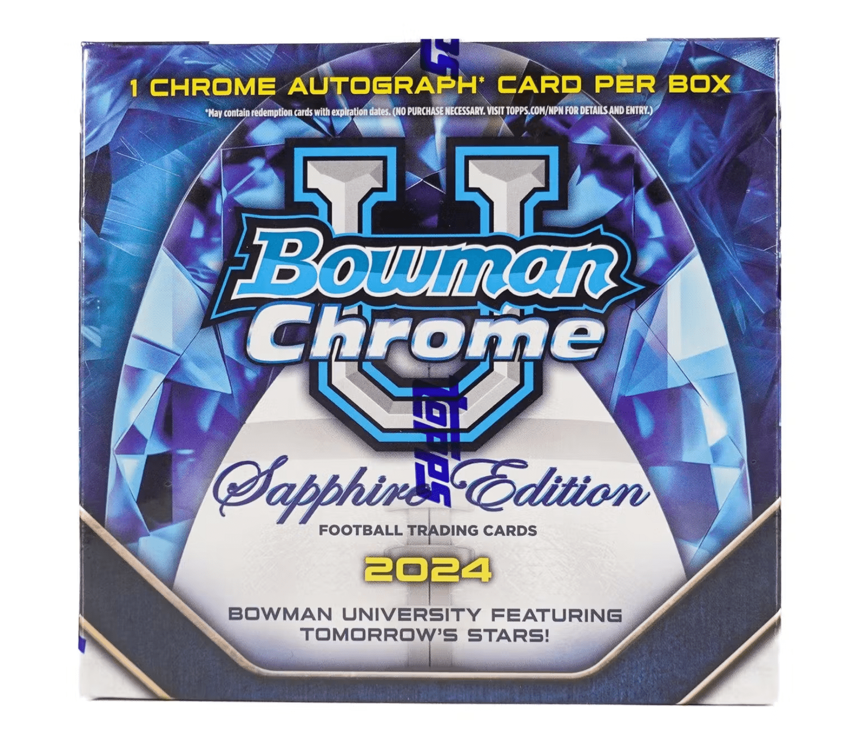 2024 Bowman U Chrome Sapphire Edition Hobby Box (8 Packs, 4 Cards Per ...