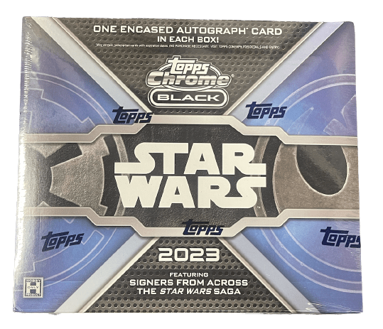 2023 Topps Star Wars Black Hobby Box (1 pack per box. 4 cards per pack ...