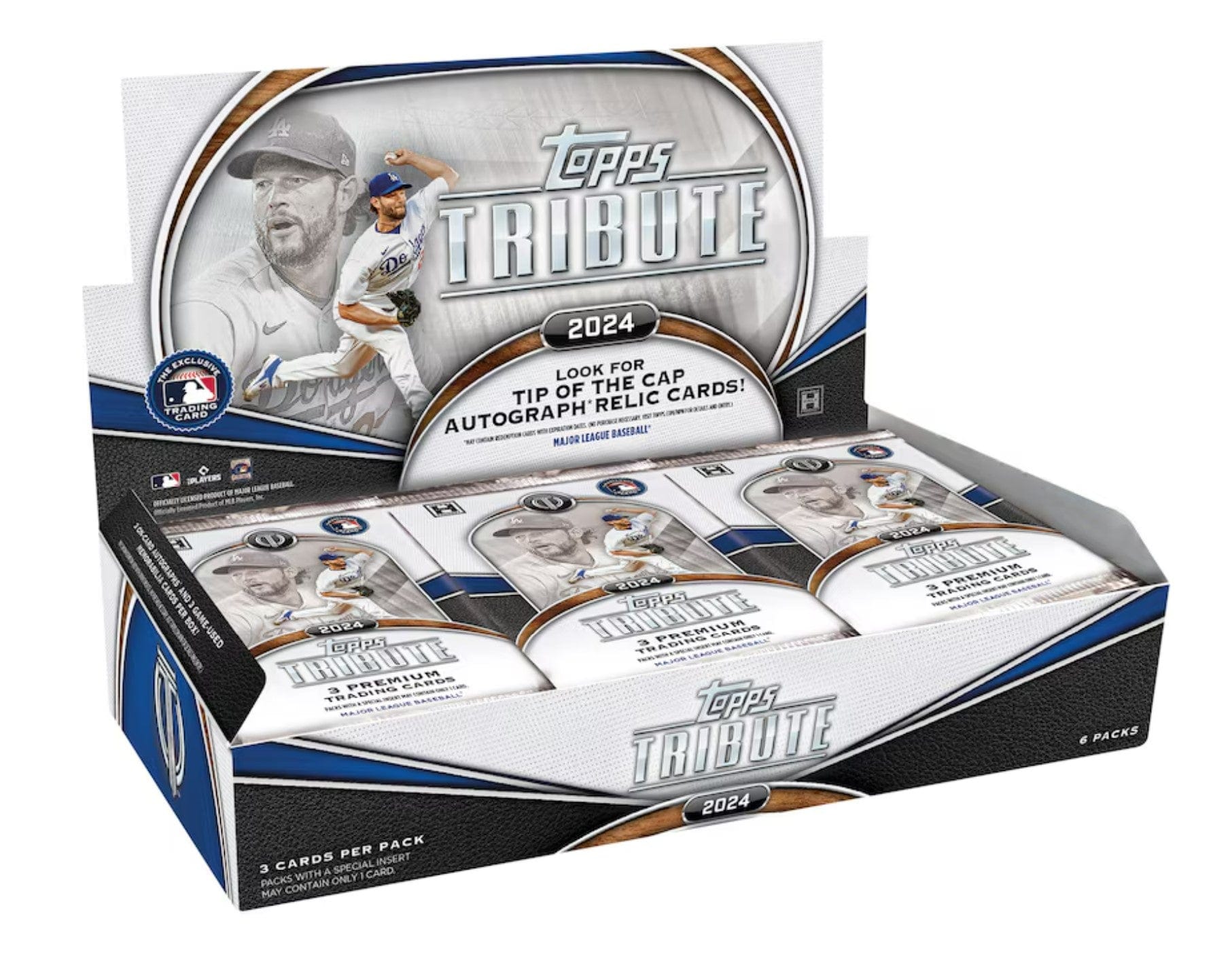 2024 Topps Tribute Baseball Hobby Box ( 6 Packs Per Box, 3 Cards Per P ...