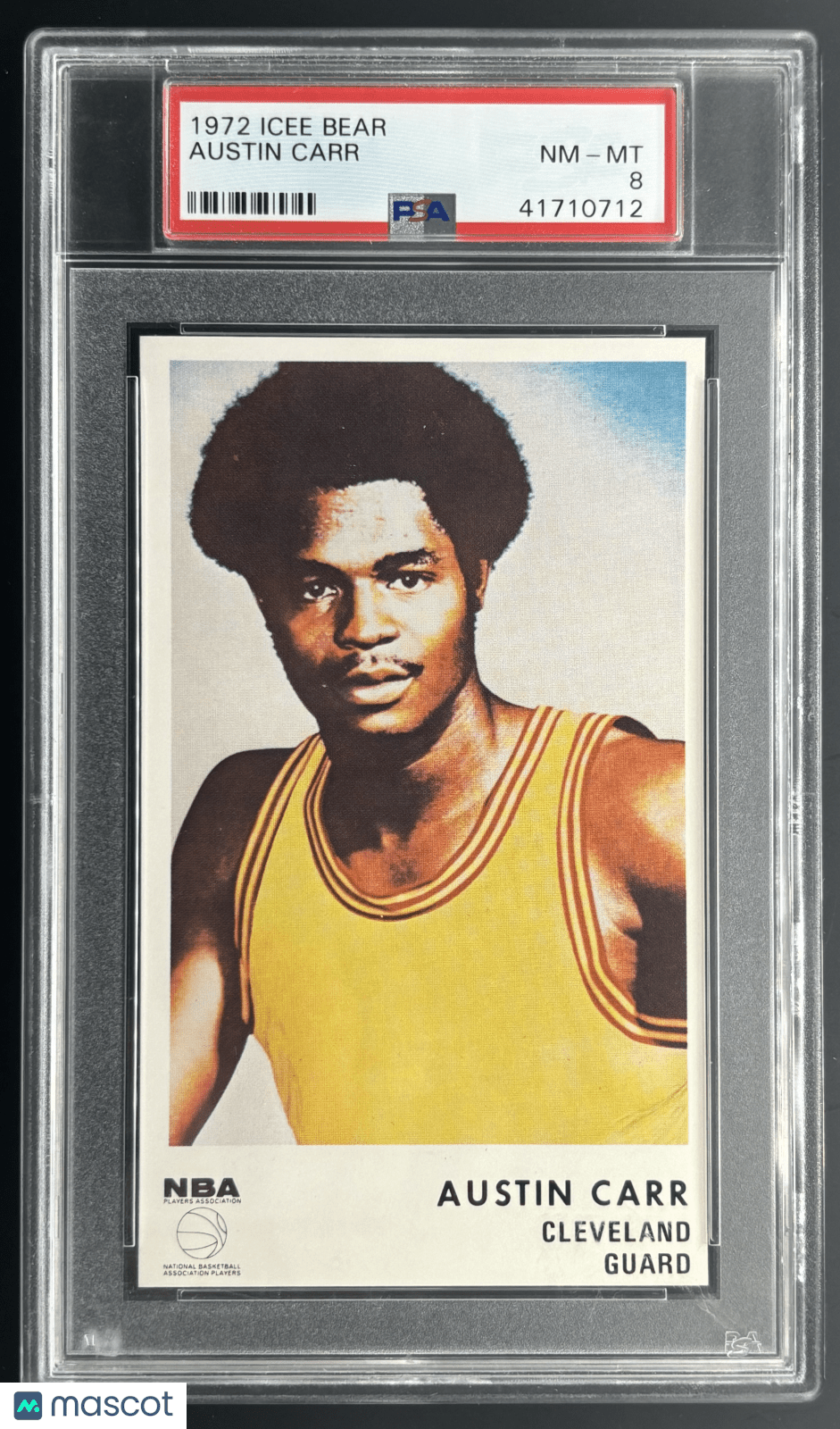 1972 Icee Bear Austin Carr PSA 8 – The Coffee Breakers
